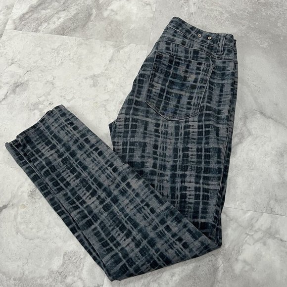 CAbi | Pants & Jumpsuits | Cabi Womens Blue Grid Curvy Skinny Style 349 ...